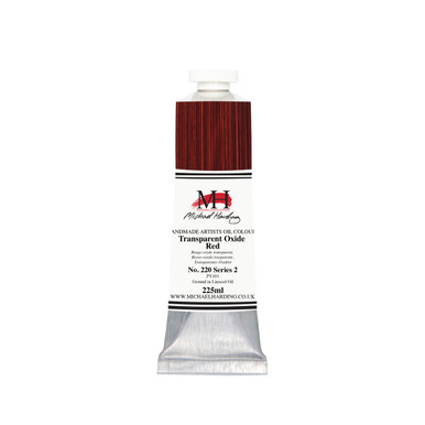 Michael Harding Oil Paint 225ml Transparent Oxide Red | Cass Art