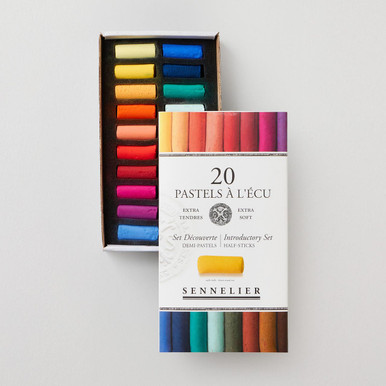 Sennelier Soft Half Stick Pastels Assorted Colours Set of 20 | Cass Art