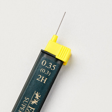 Faber-Castell Super-Polymer Fine Line Leads 2H 0.35mm Intense Black ...