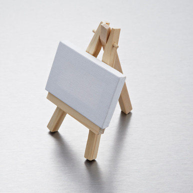 Daler Rowney Simply Mini Rectangular Canvas 5 x 7cm White | Cass Art