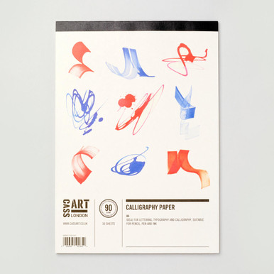 Cass Art Calligraphy Pad 90gsm 30 sheets A4 | Cass Art