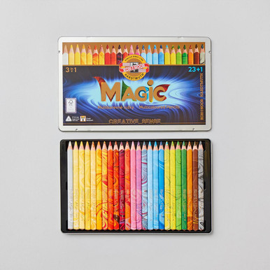 Koh-i-Noor Jumbo Triangular Coloured MAGIC Pencils 3408 FSC 100% ...