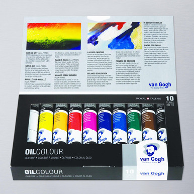 Van Gogh Oil Colour Basic 20ml Assorted Colours Set of 10 | Cass Art