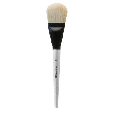 Daler Rowney Graduate XL Extra Large White Bristle Filbert Brush 50 ...