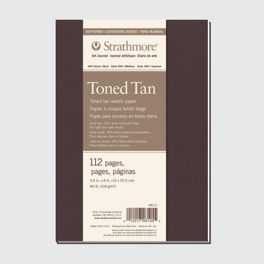 Strathmore 400 Series Soft Cover Sketchbook 56 Sheets 118gsm 13.9 x 20 ...