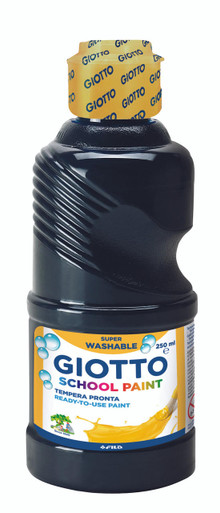 Giotto School Paint 250ml Black | Cass Art