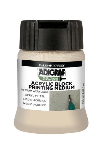 Daler Rowney Adigraf Block Printing Medium 250ml | Cass Art