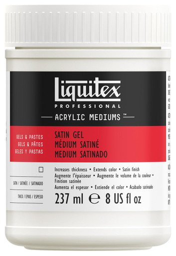 Liquitex Professional Acrylic Additive Pot Satin Gel Medium 237ml ...