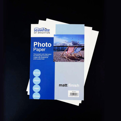 Seawhite Photo Paper Matt 25 sheets 200gsm A4 | Cass Art