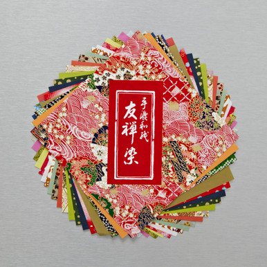 R K Burt Origami Squares of Japanese Paper Pack of 24 15 x 15cm | Cass Art