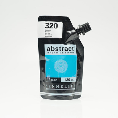 Sennelier Abstract Acrylic Paint 120ml Azure Blue (Satin) | Cass Art
