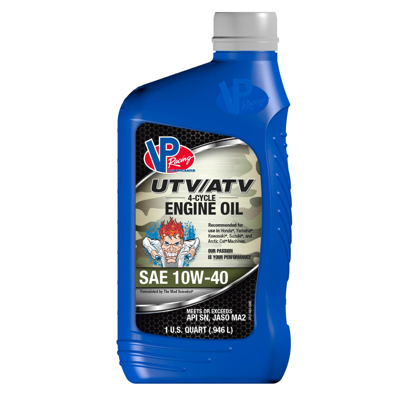 VP Racing Fuels VP UTV/ATV 4 Cycle Engine Oil SAE 10W 40 VP7184003