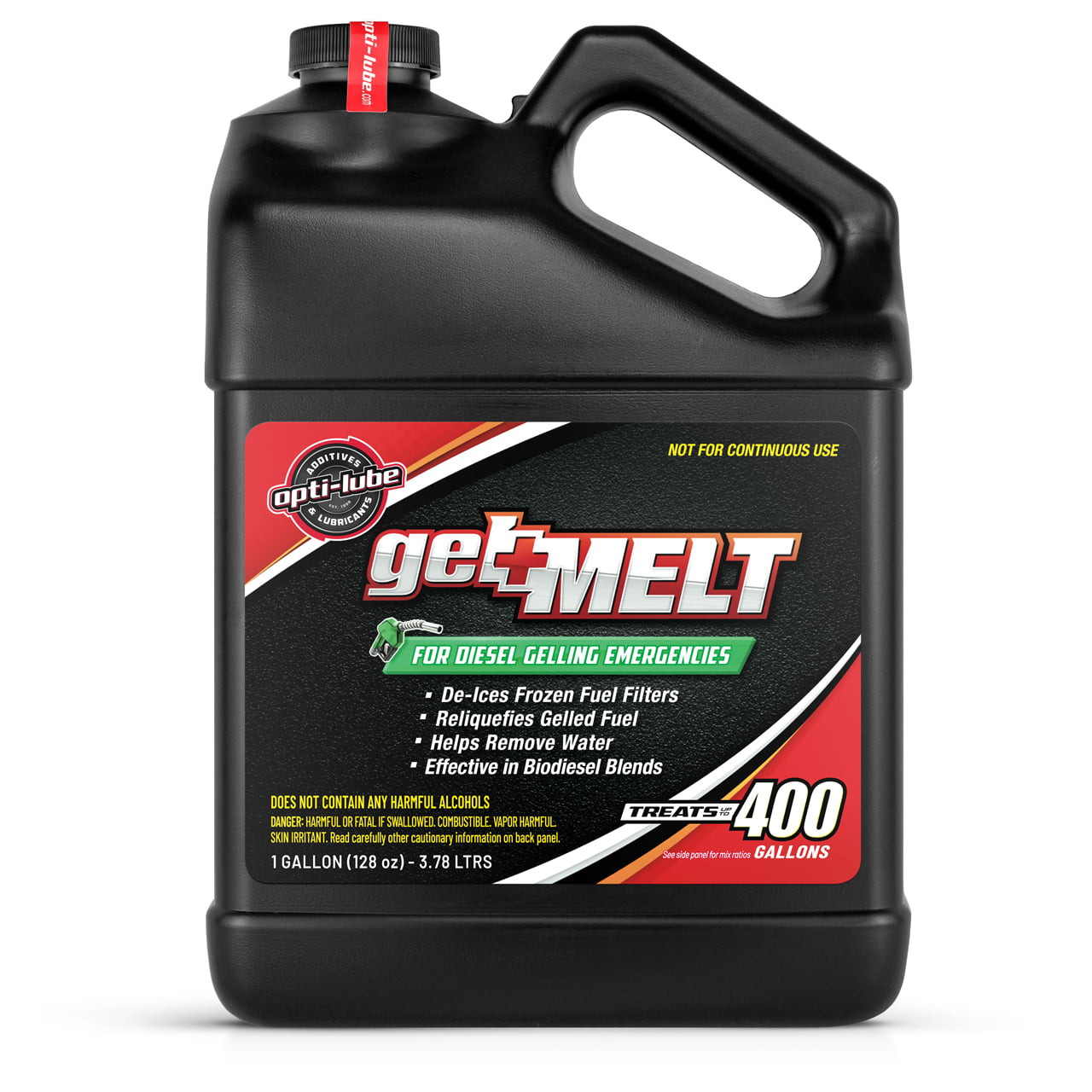 Opti-Lube Gel Melt Diesel Fuel Additive - 1 Gallon (128oz) Treats up to ...