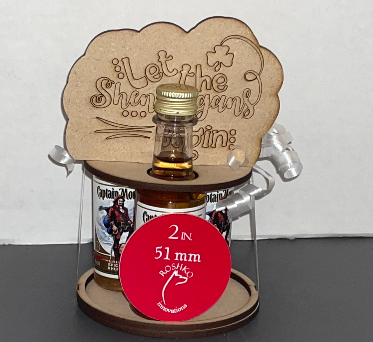 Mini Booze bottle stand - Shenanigans - ROSHKO innovations