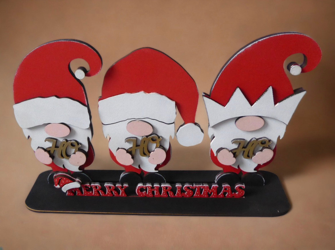 Gnome set HOHOHO (set of 3 gnomes) - ROSHKO innovations