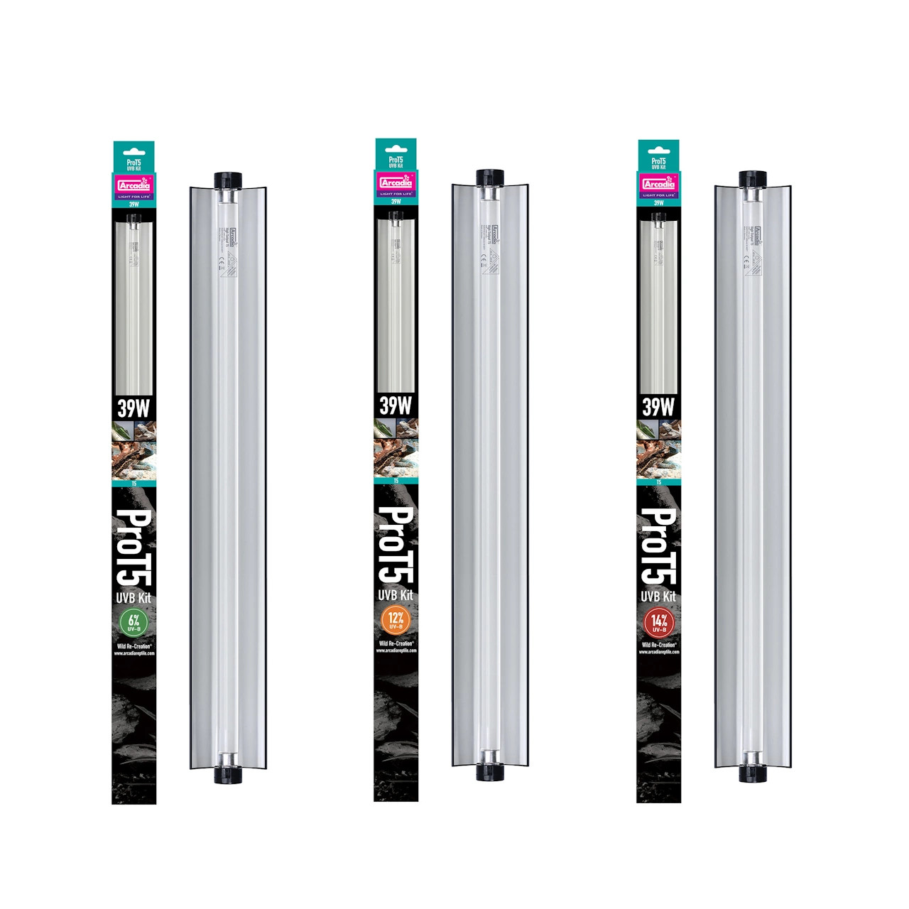 Heat & Light - Arcadia Heating & Lighting - Original Pro T5 Kit - ReptilesRuS