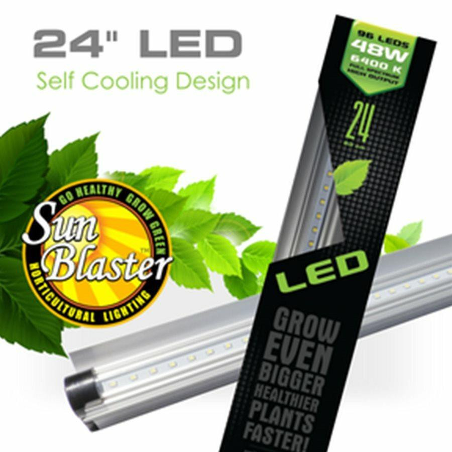 SunBlaster 24" LED Strip Light 24W 6400K - 48 LEDs - ReptilesRuS