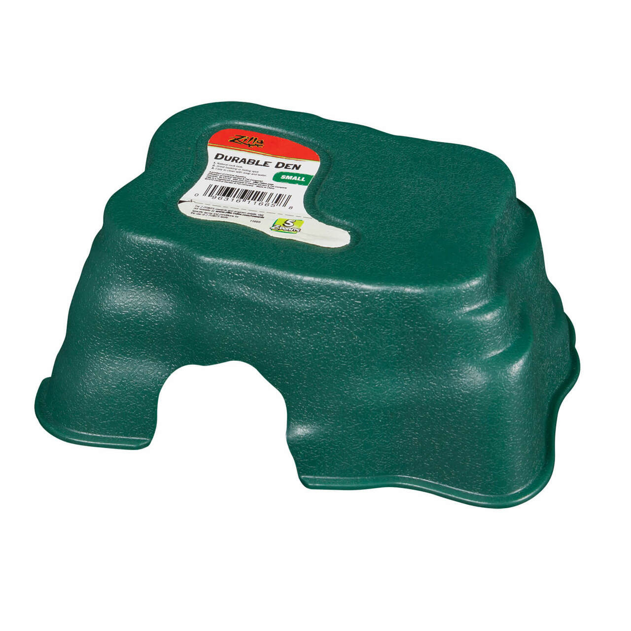 Zilla Durable Den - Green - Small - ReptilesRuS
