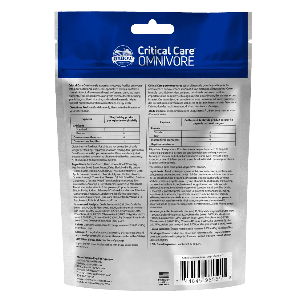 OXBOW Critical Care Carnivore 70g