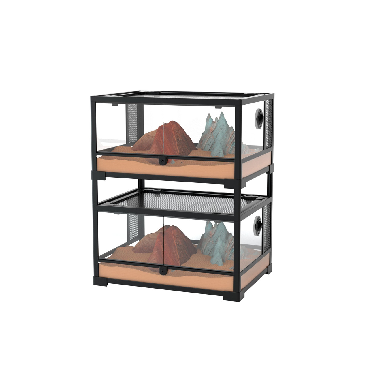 ReptiZoo Stackers For RK Terrariums 7.9" - ReptilesRuS