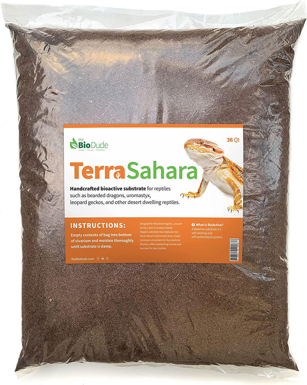 The Bio Dude Terra Sahara Substrate (36 Quart) - ReptilesRuS