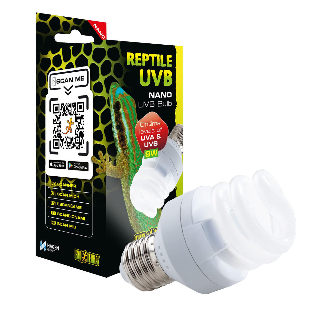 Exo Terra Nano UVB Bulb 9W - ReptilesRuS