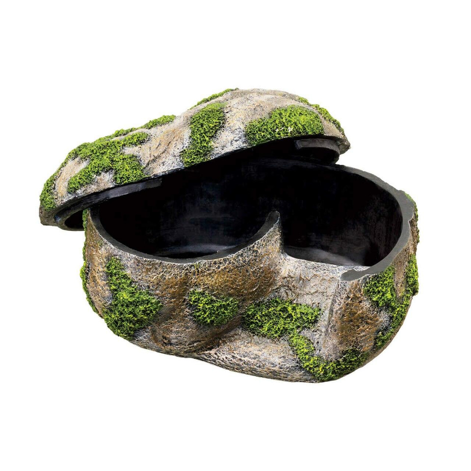 Zilla Rock Lair Humidity Hide Lay Box (Medium) - ReptilesRuS