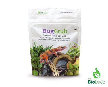 The BioDude Bug Grub Premium Insect Gutload, 4oz bag - ReptilesRuS