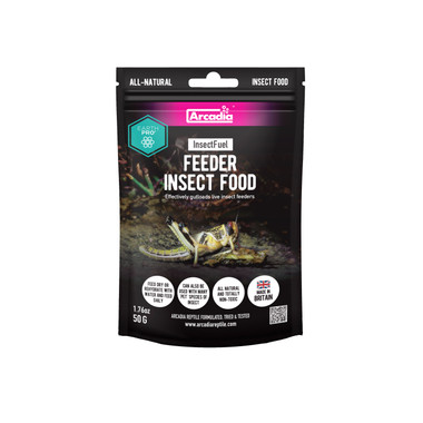 Arcadia EarthPro InsectFuel Insect feed 50g ** See Note about best ...