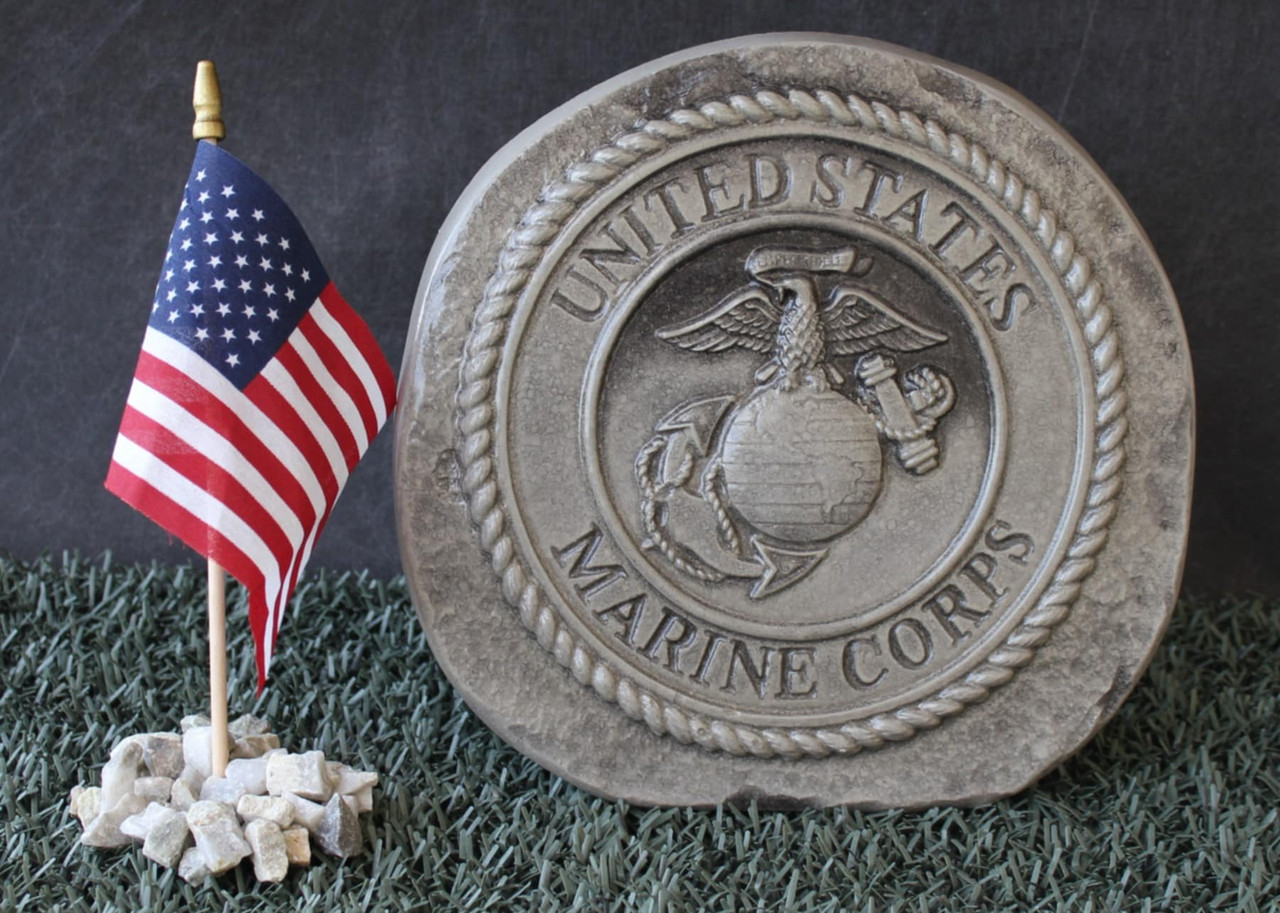 U.S.M.C Standing Stone – Concrete Standing Stone | Commemorative ...
