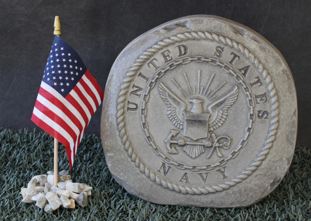U.S. Navy Standing Stone – Concrete Standing Stone | Commemorative ...