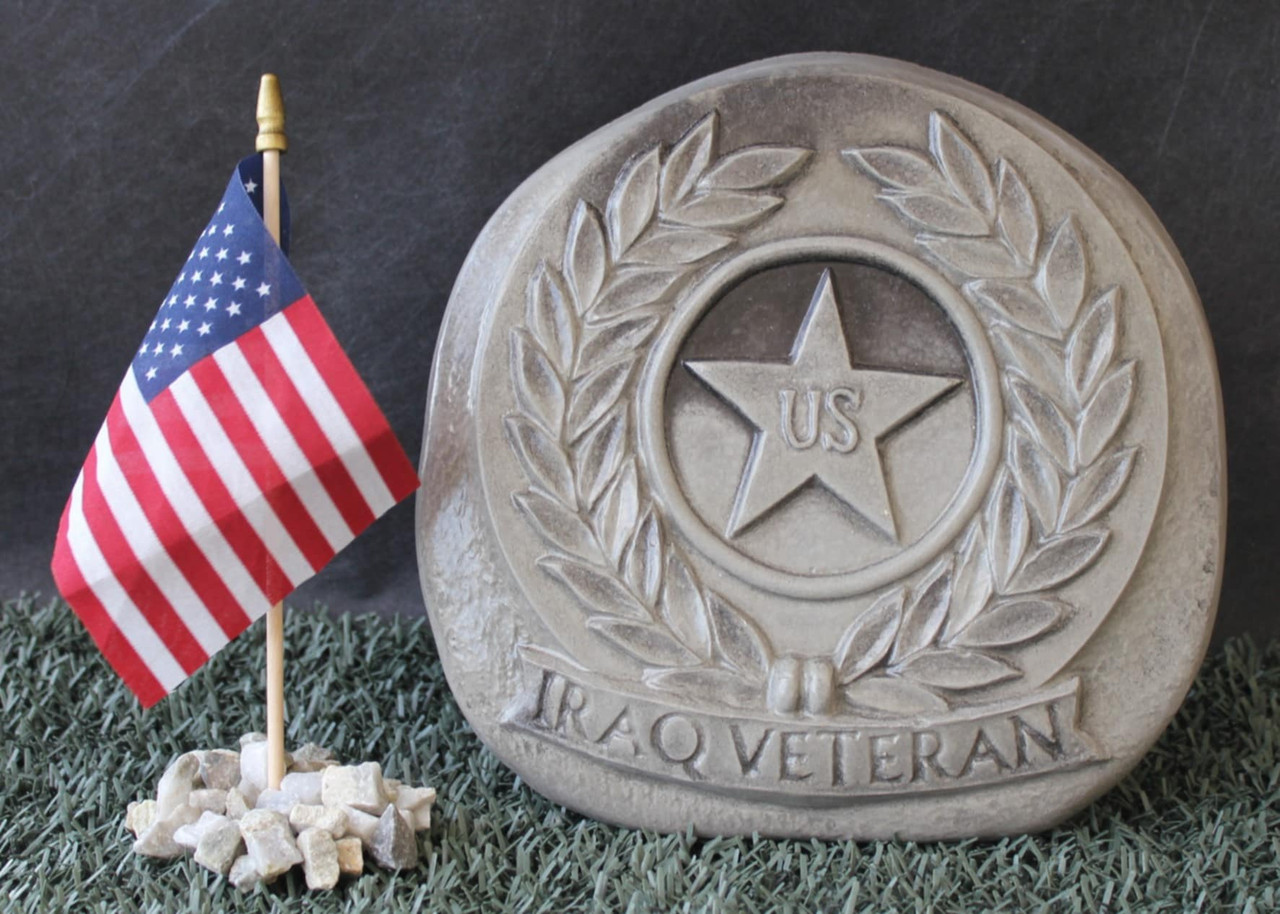 Iraq Veteran Standing Stone – Concrete Standing Stone | Commemorative ...