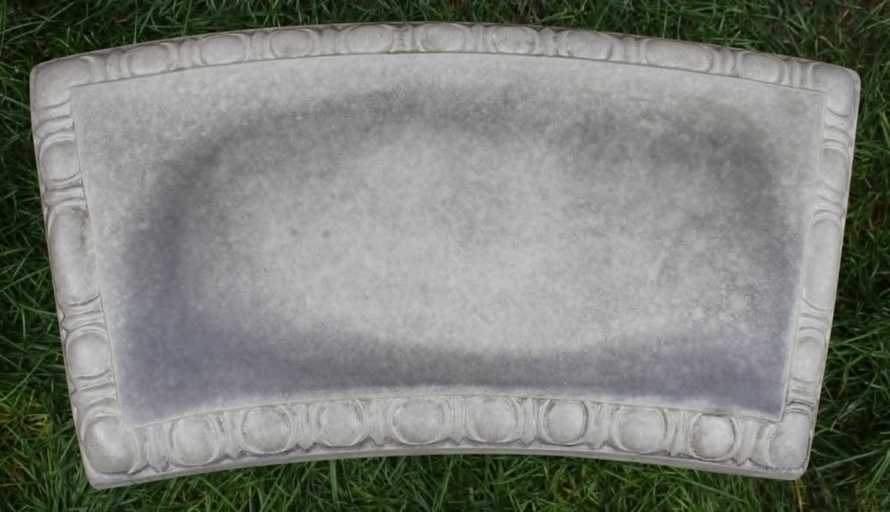 Scallop Edge Garden Seat | Commemorative & Ornamental Concrete