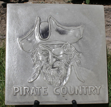 Pirate Country Large Stepping Stone | Commemorative & Ornamental Concrete