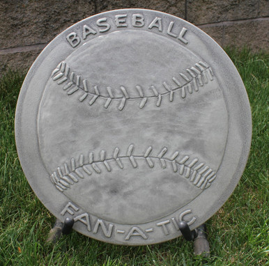 Baseball Fanatic Large Stepping Stone | Commemorative & Ornamental Concrete