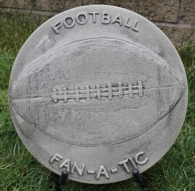 Football Fanatic Large Stepping Stone | Commemorative & Ornamental Concrete