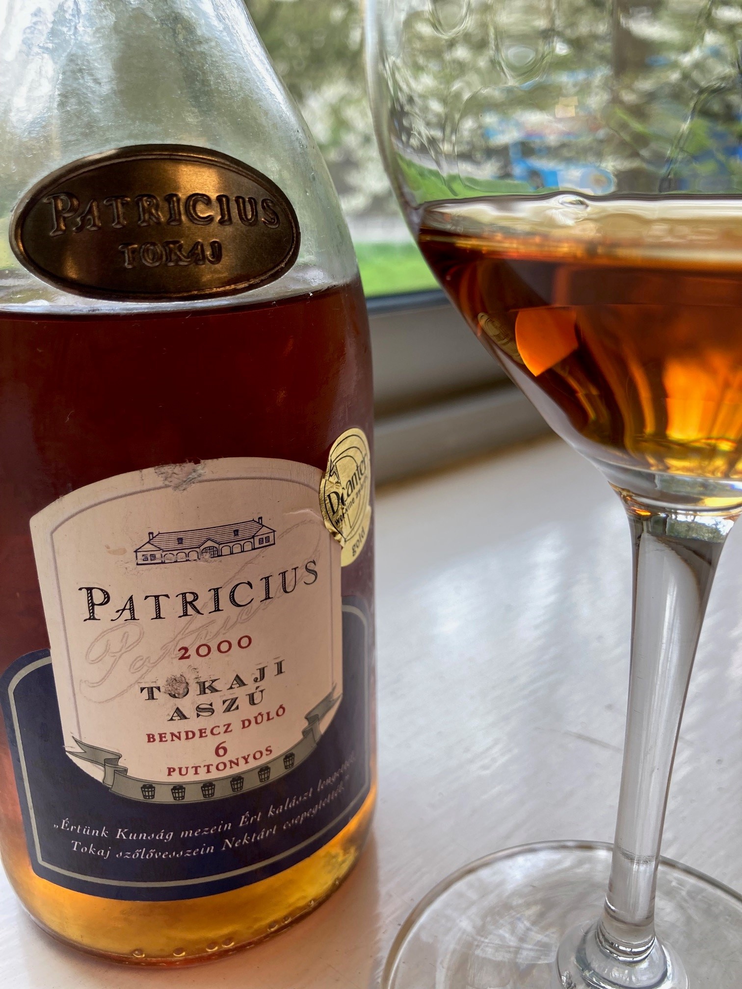 Tasting Patricius Tokaji Aszu Bendecz 6 Puttonyos 2000 - The Great Wine Co.