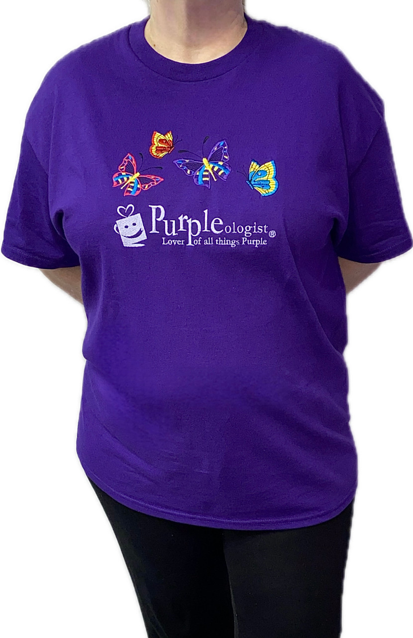 Purple Butterfly Logo T-Shirt - Purpleologist