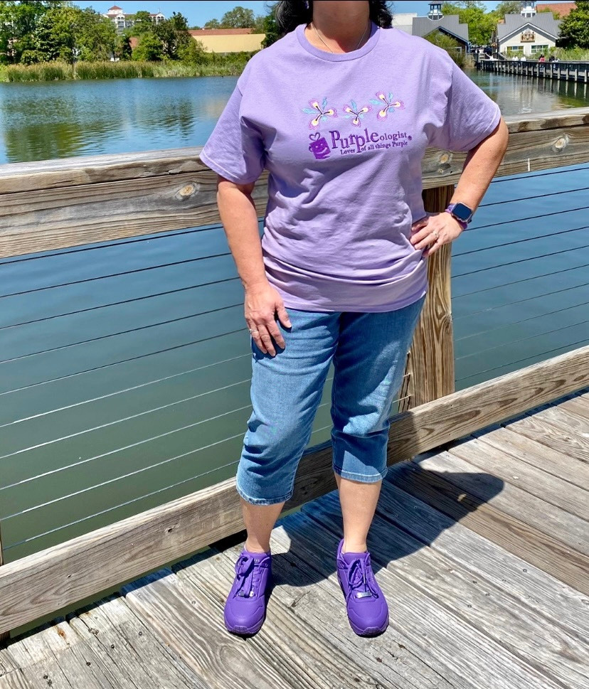 Lavender Iris Logo Shirt - Purpleologist
