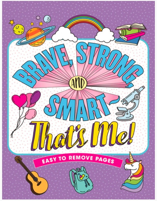 Brave, Strong, and Smart Coloring Book - Purpleologist