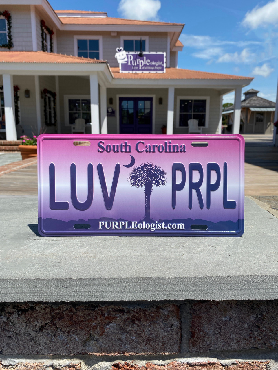 LUV PRPL License Plate - Purpleologist