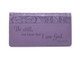 Lavender Checkbook Cover Psalm 46:10 - Purpleologist