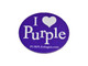 Purple Logo Magnet I Love Purple - Purpleologist
