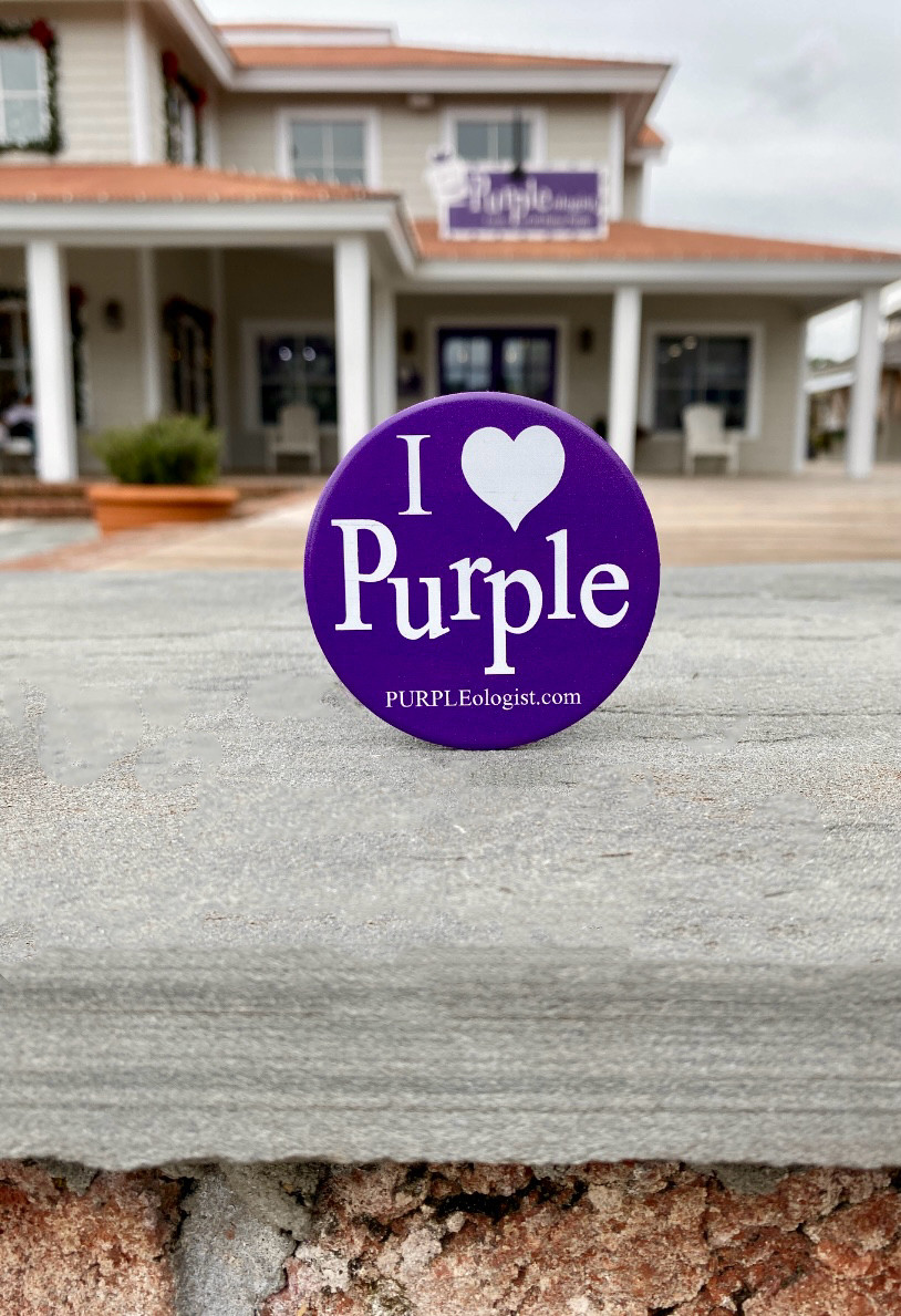 Purple Logo Magnet I Love Purple - Purpleologist