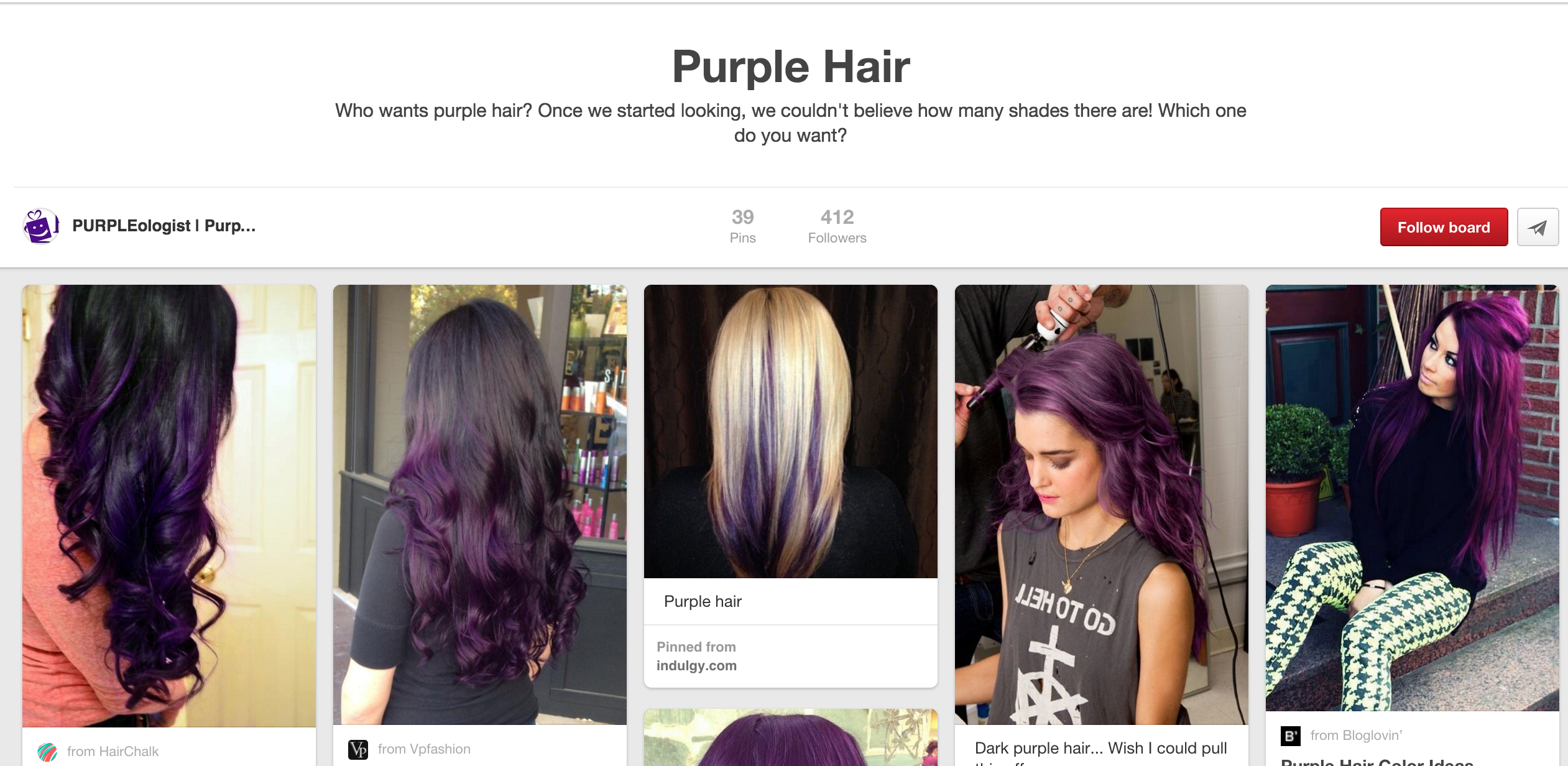 Rock Your Purple Hair - Purpleologist