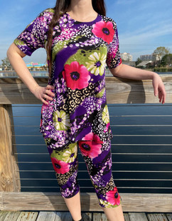 Matching Capris and Top Set - Purpleologist