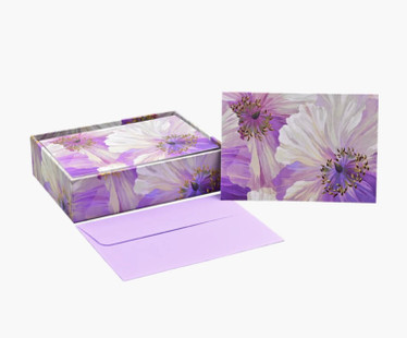 Poppy Note Cards - Purpleologist