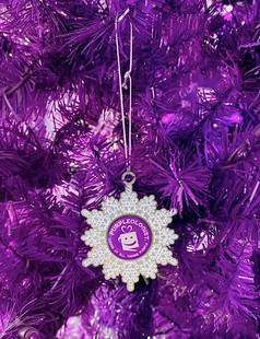 PURPLEologist Snowflake Ornament - Purpleologist