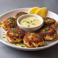 Air Culinaire Worldwide LLC - Cast Iron Seared Pacific Mini Crab Cakes