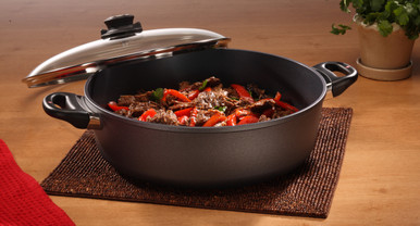 Swiss Diamond HD Nonstick Casserole Braiser Pot with glass vented Lid ...